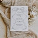 Bow Wedding Invitation, Hand Drawn Invitation, Editable Template ...