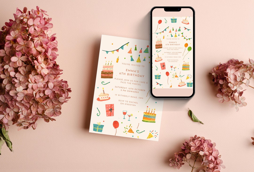 Play Printable Birthday Invitation, Park Editable Invitation, Play ...