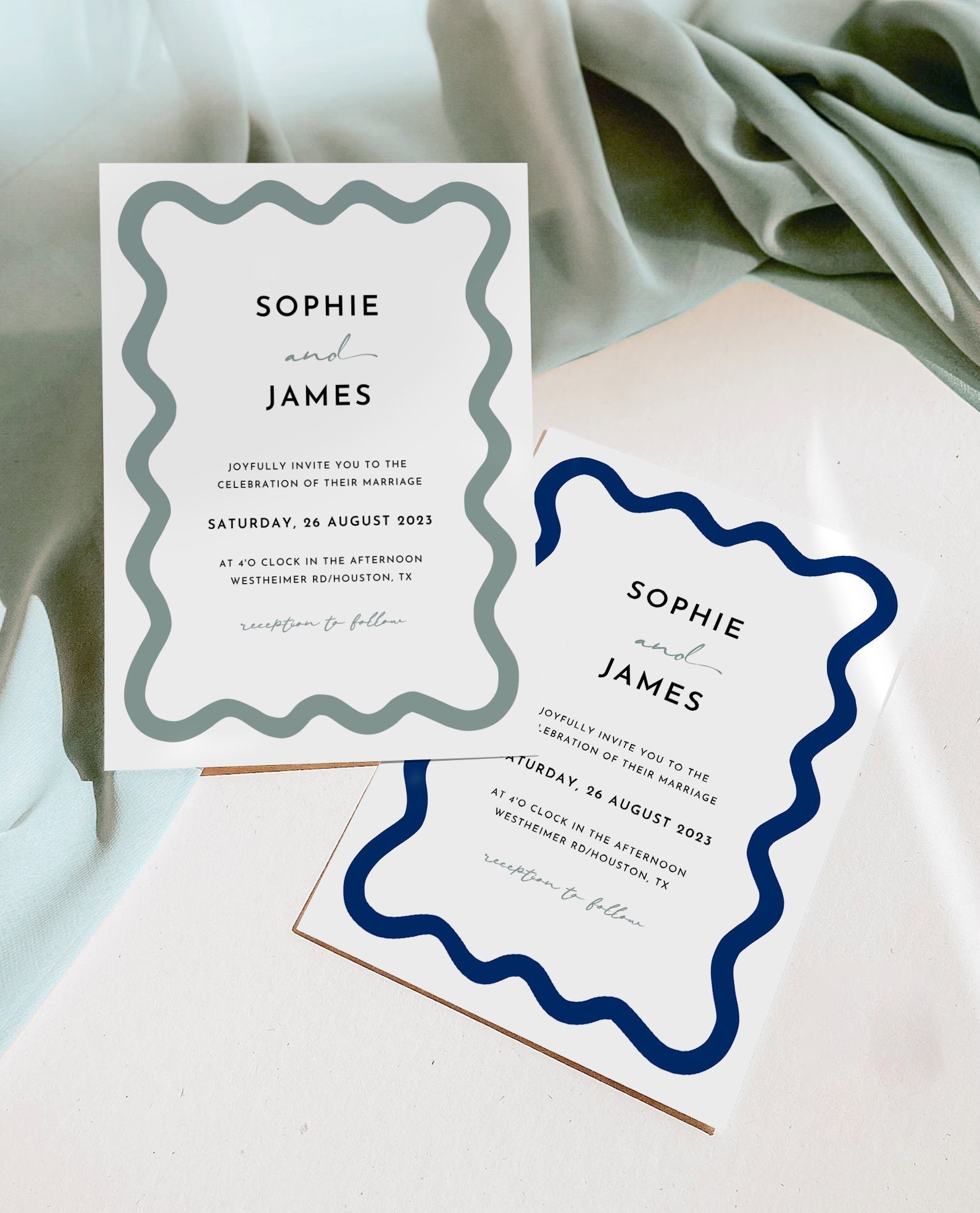 Curvy Designs For Invitations