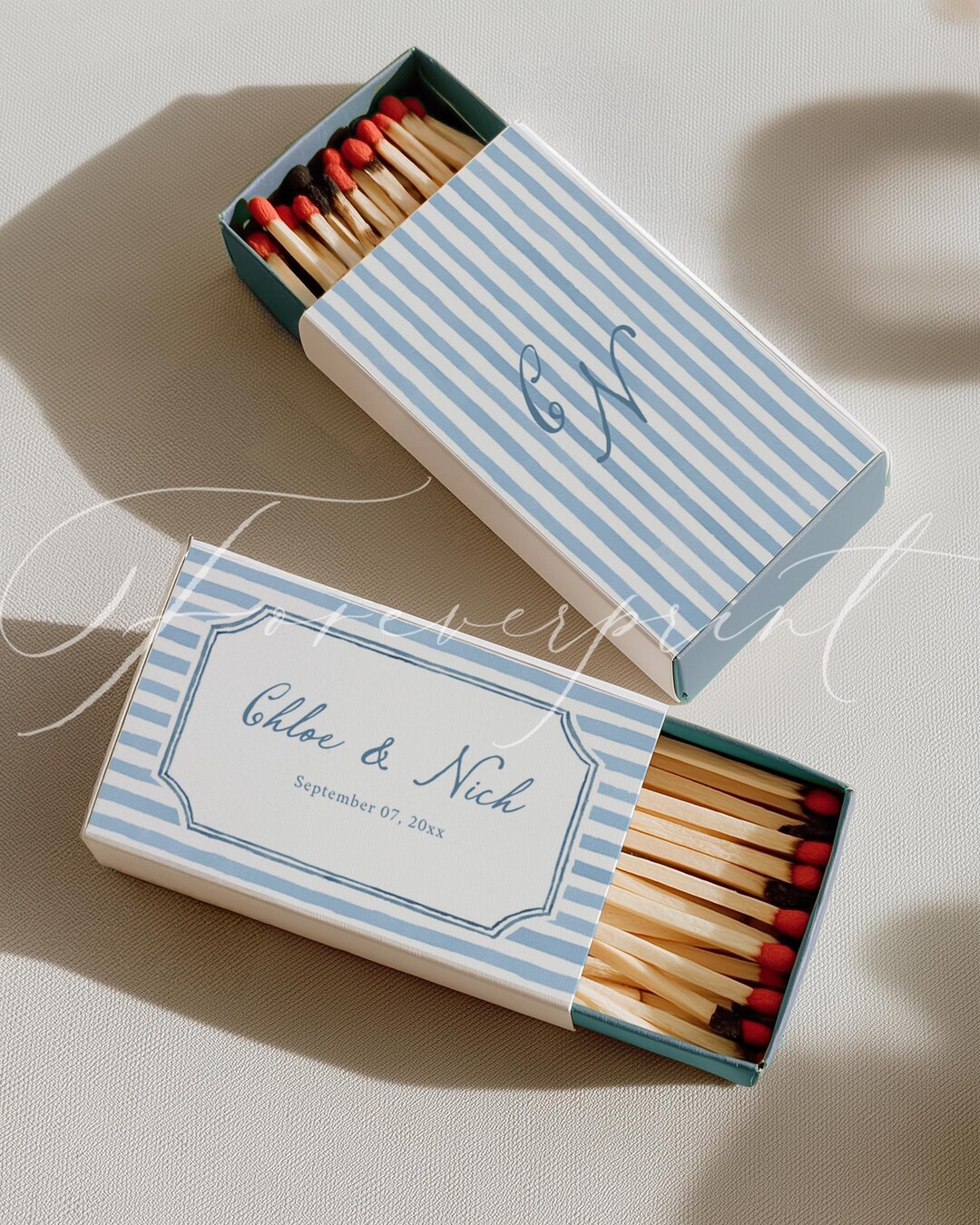 Editable Wedding Matchbox Template, the Perfect Match Favor, Custom ...