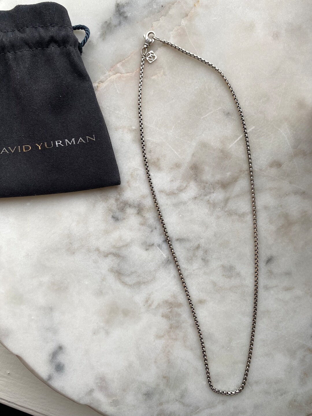 Men's David Yurman Box Chain 2.7mm Sterling Silver .925 - Etsy
