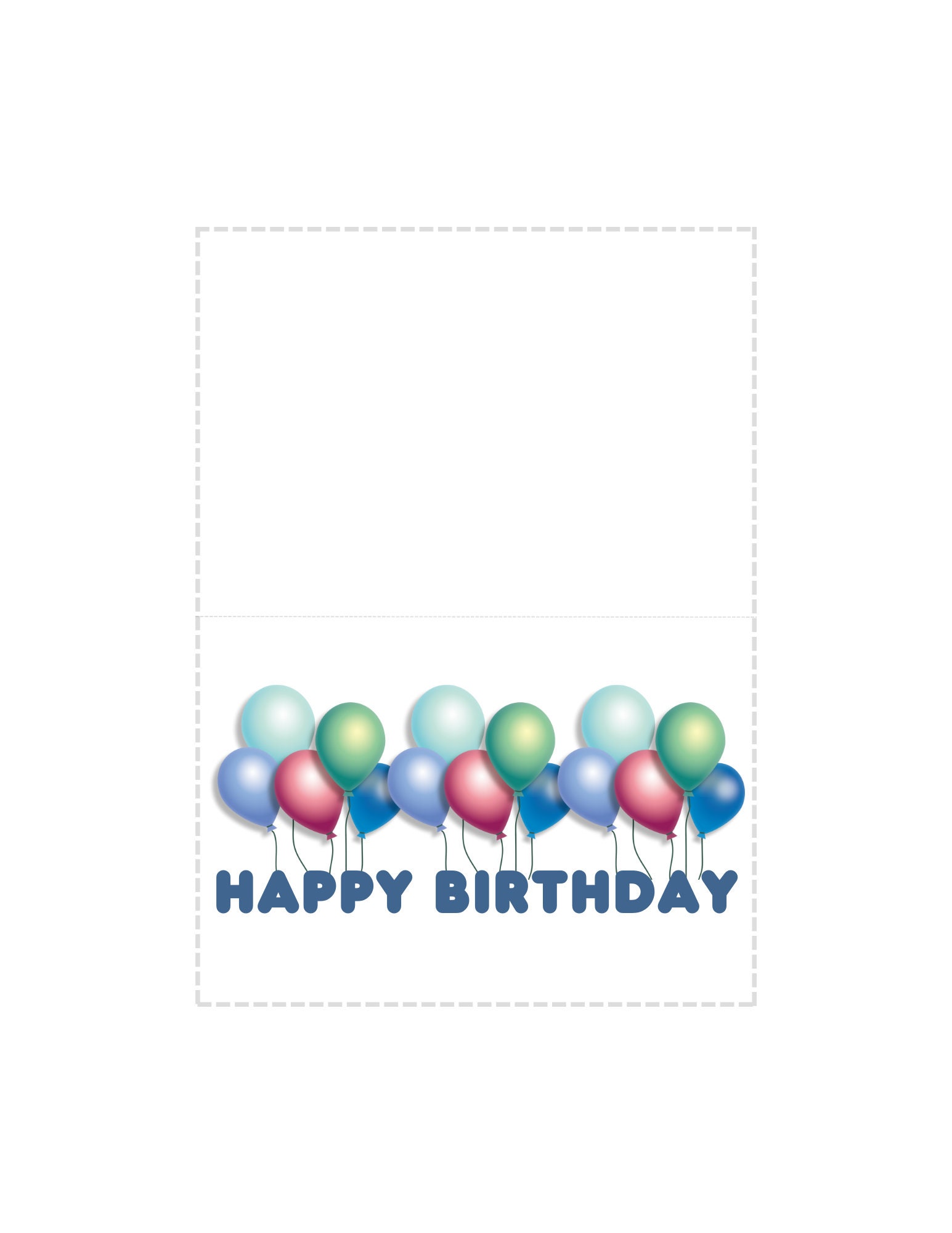 Happy Birthday Printable Card | Digital Download Card | Digital ...
