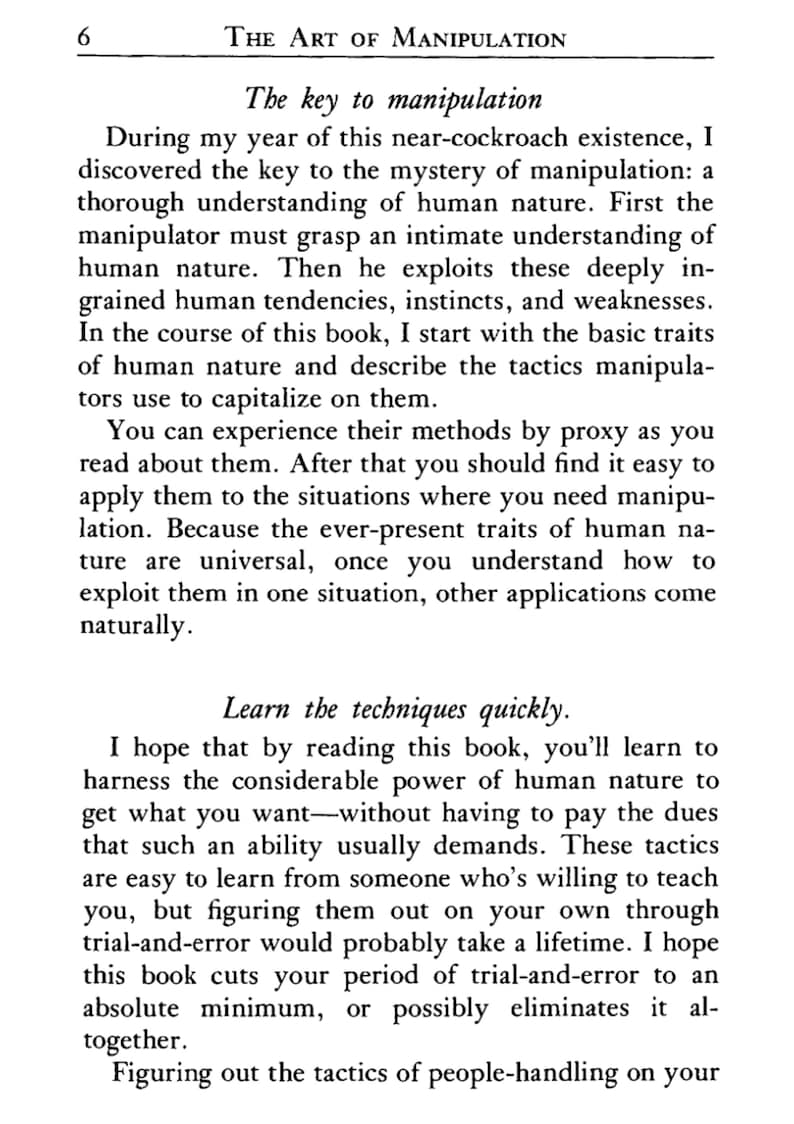 The Art of Manipulation by R. B. Sparkman (ebook PDF) - Etsy