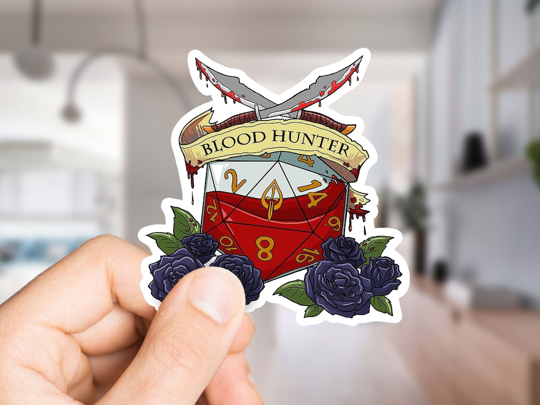DND Stickers Blood Hunter Ranger Druid My Knowledge My Power Ranger ...