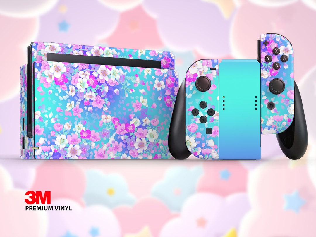 Nintendo Purple Nintendo Skin 3 M Vinyl Skin for Nintendo Switch and ...