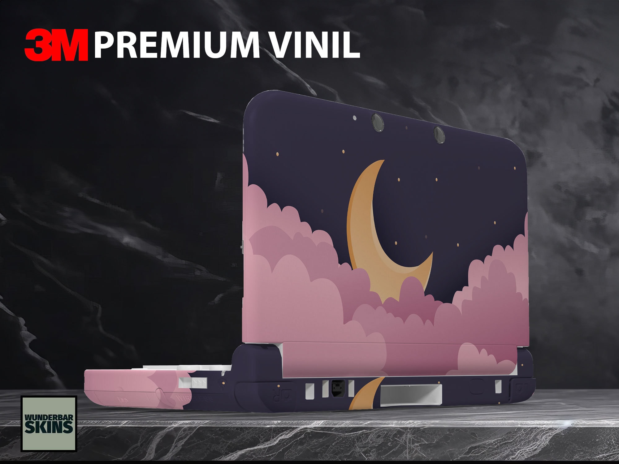 Premium Celestial-themed Vinyl Skin Featuring a Star-studded Sky and a ...