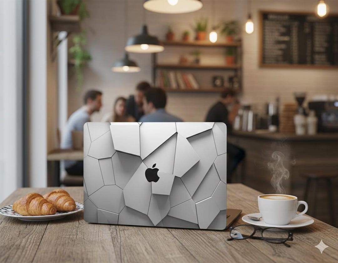 Geometric Art Premium 3D Vinvl MacBook Skin for All Laptop Models - Etsy