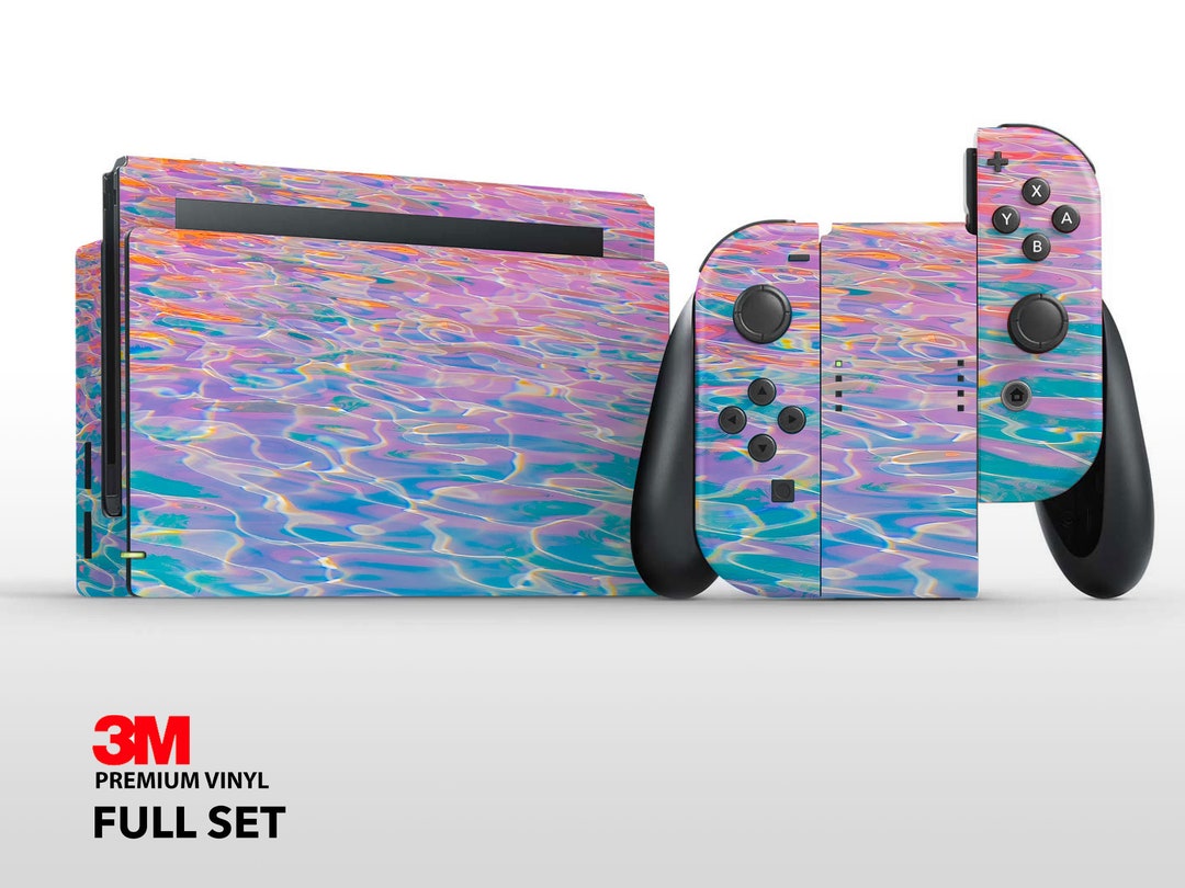 Nintendo Purple Nintendo Skin 3 M Vinyl Skin for Nintendo Switch and ...