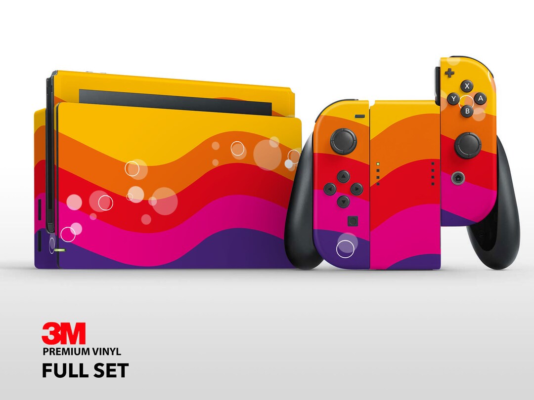 Nintendo Purple Nintendo Skin 3 M Vinyl Skin for Nintendo Switch and ...