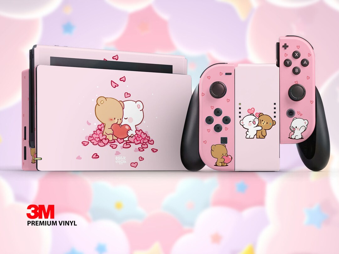 Nintendo Purple Nintendo Skin 3 M Vinyl Skin for Nintendo Switch and ...