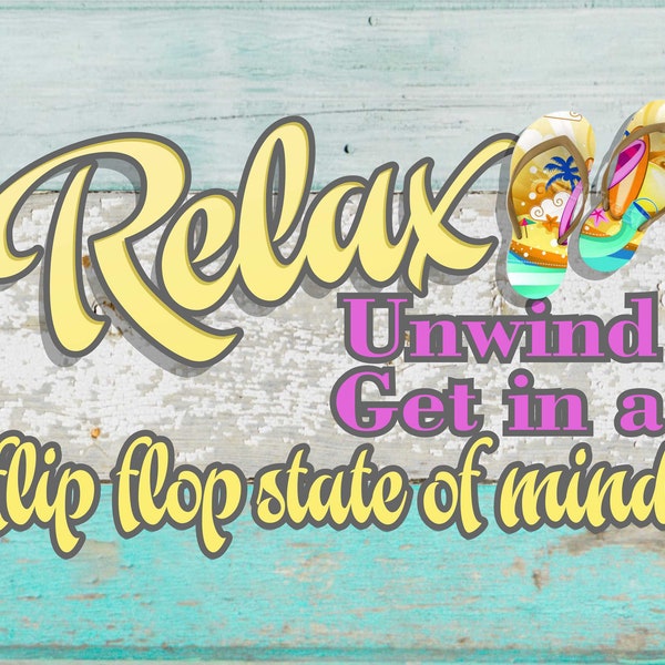 Flip Flop Poster - Etsy