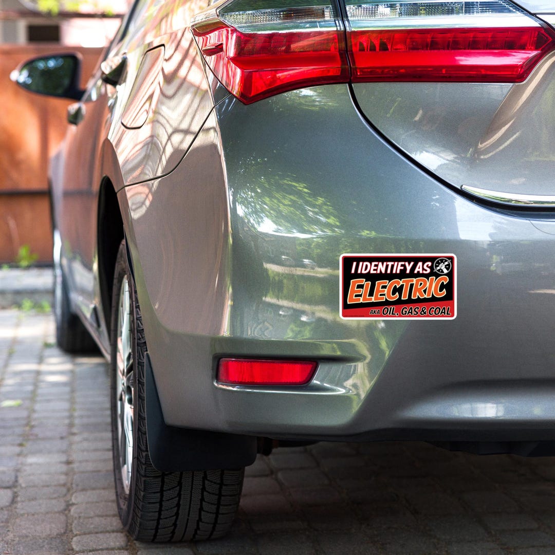 Bubble-free Stickers | Identify as | Support Oil and Gas | Funny Car ...