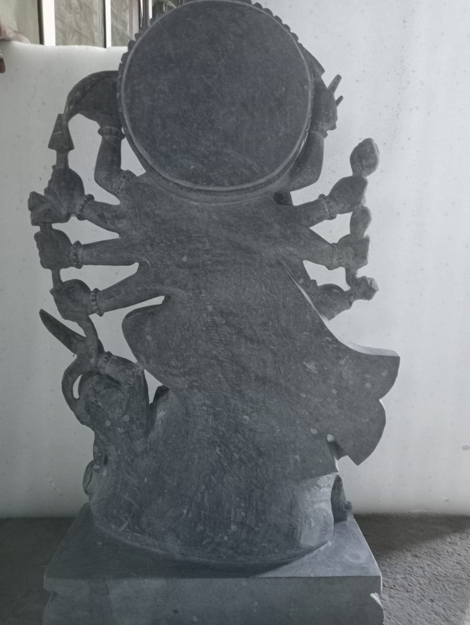 Mahisha Mardini Durga Statue in Stone With Lion and Mahishashur. - Etsy