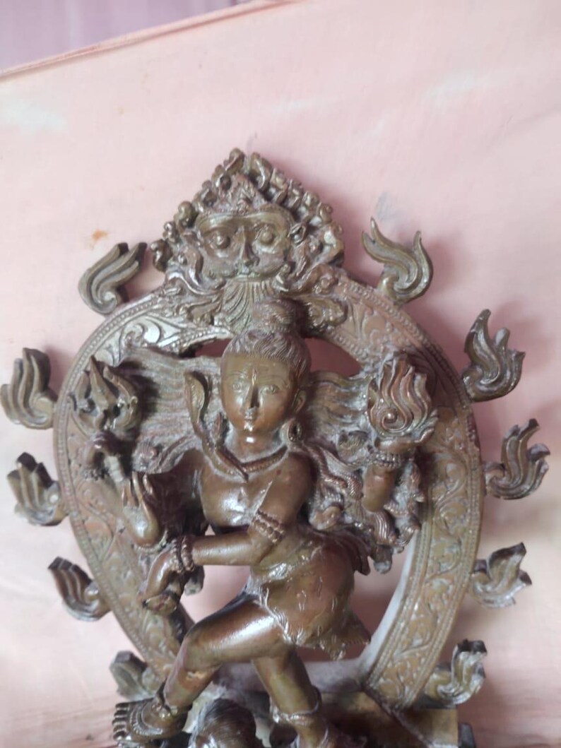 Nataraj Shiva Statue in Serpendine Stone in 20 Inch - Etsy