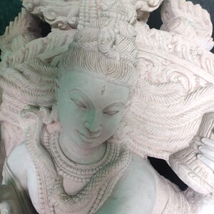 Nataraj Shiva Statue in Sand Stone - Etsy