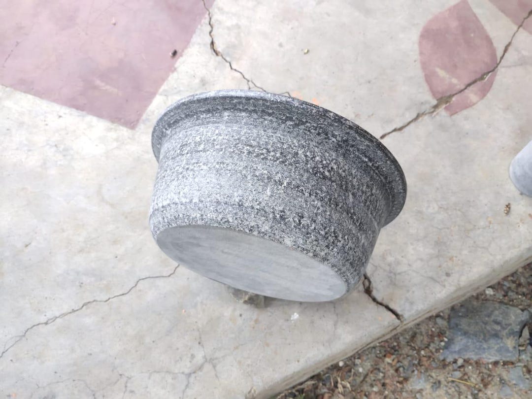 Round Stone Bowl for Kitchen With 10 Inch Diameter - Etsy