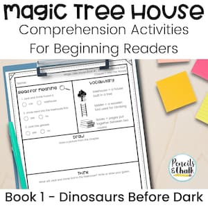 Printable Magic Tree House Reading Comprehension Worksheets Beginner ...