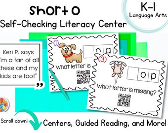 CVC Words for Kindergarten Literacy Centers or Morning Work - Short I ...