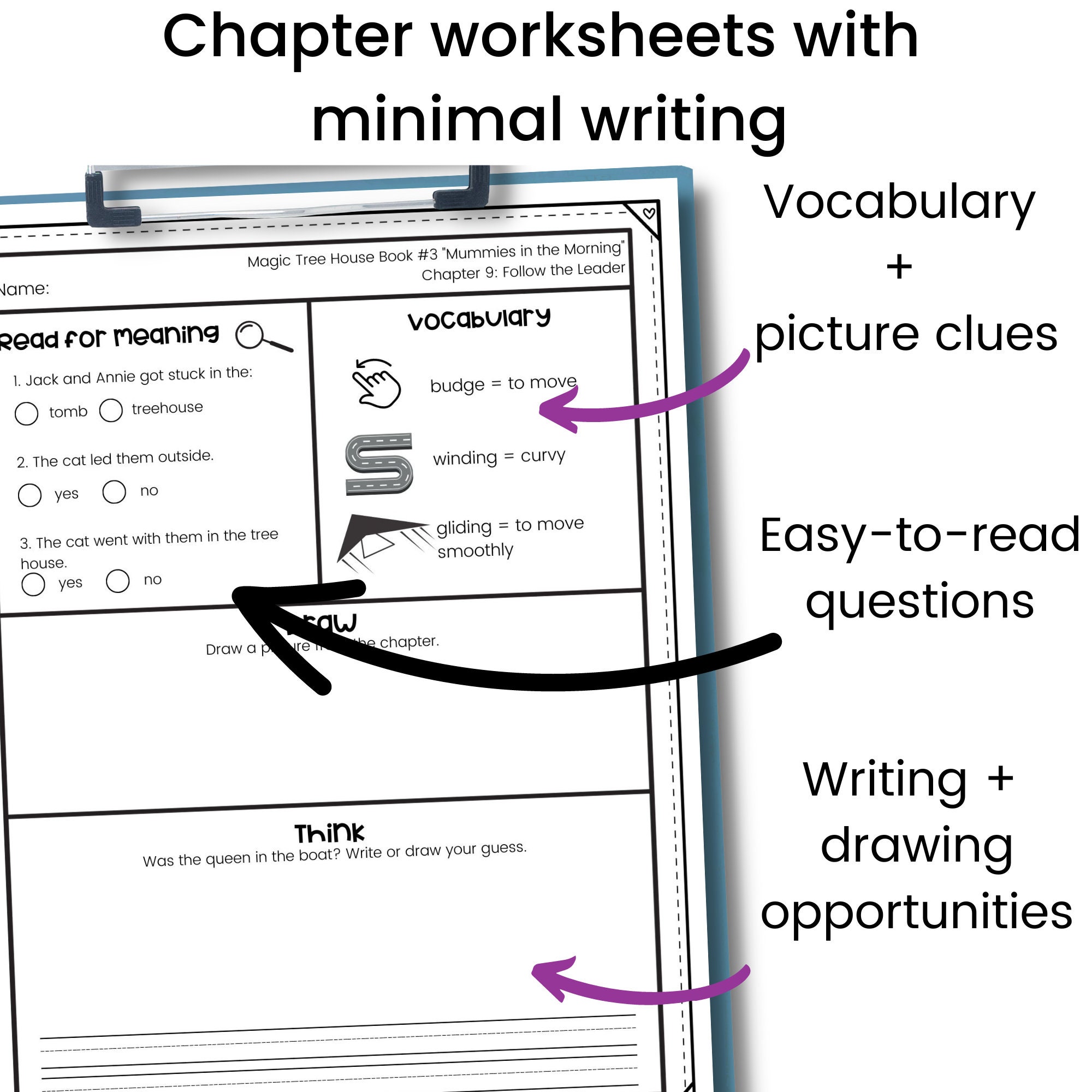 Magic Tree House - Mummies in the Morning - Differentiated Reading ...