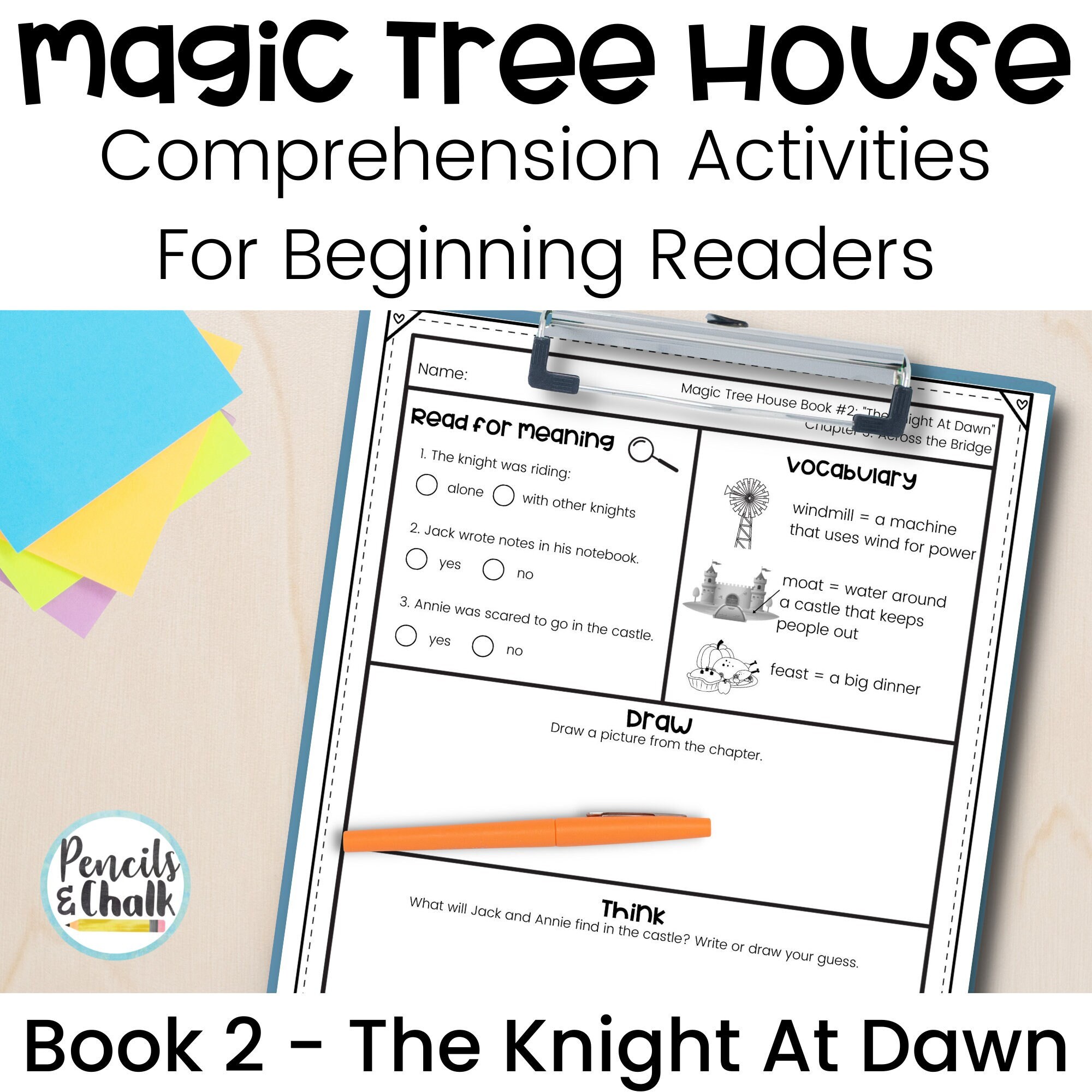 Magic Tree House - the Knight at Dawn - Differentiated Reading ...
