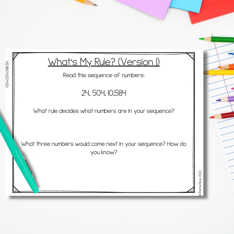 Math Enrichment Activities for Early Finishers and Gifted Students 4th ...