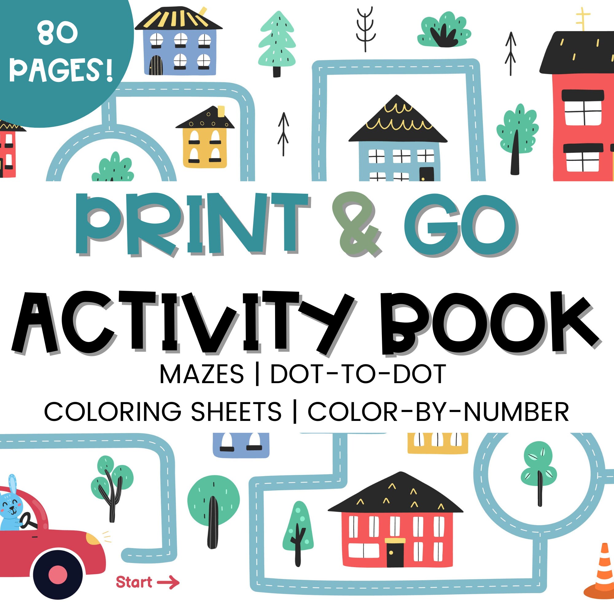 Preschool Summer Printable Worksheet Bundle Pre-k Tracing Activity ...