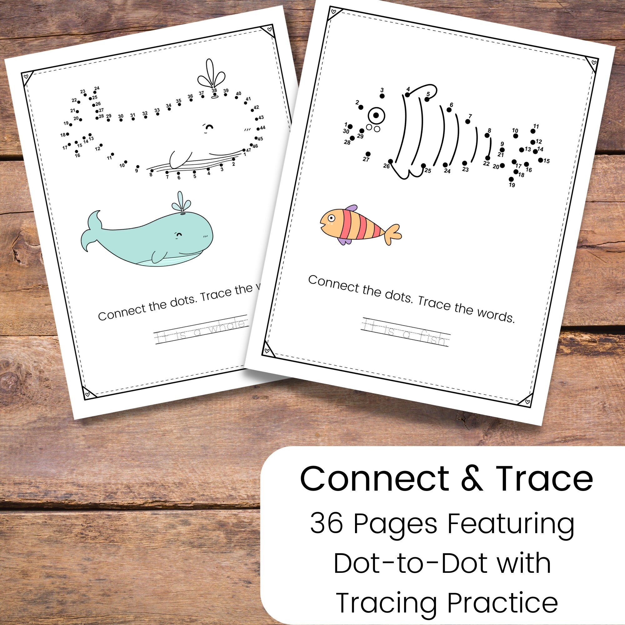 Preschool Summer Printable Worksheet Bundle Pre-k Tracing Activity ...