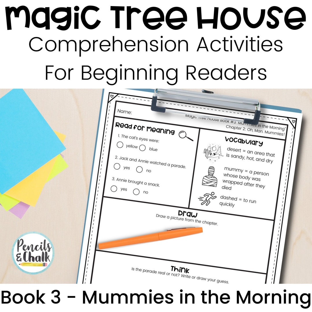 Magic Tree House - Mummies in the Morning - Differentiated Reading ...