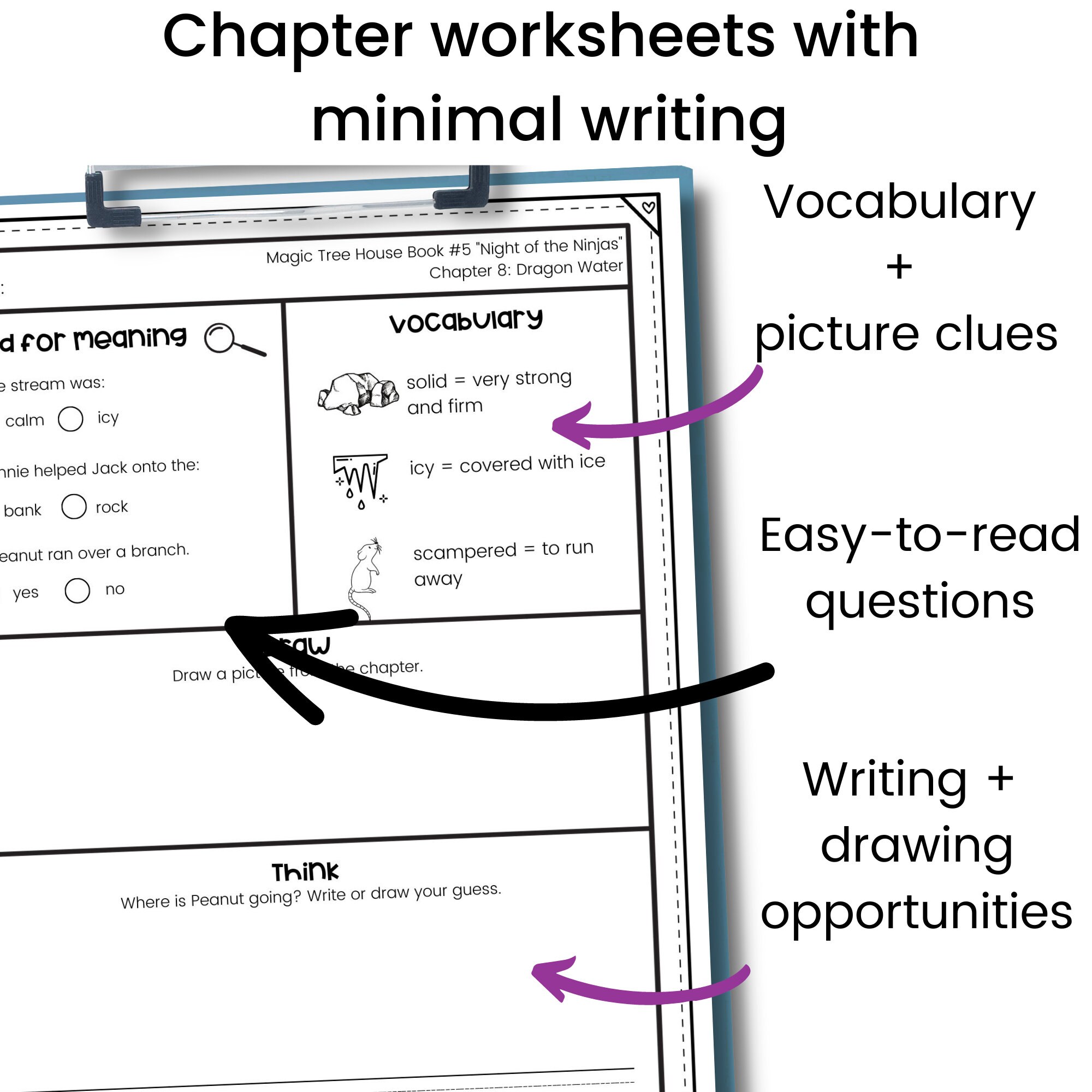 Magic Tree House - Night of the Ninjas - Differentiated Reading ...