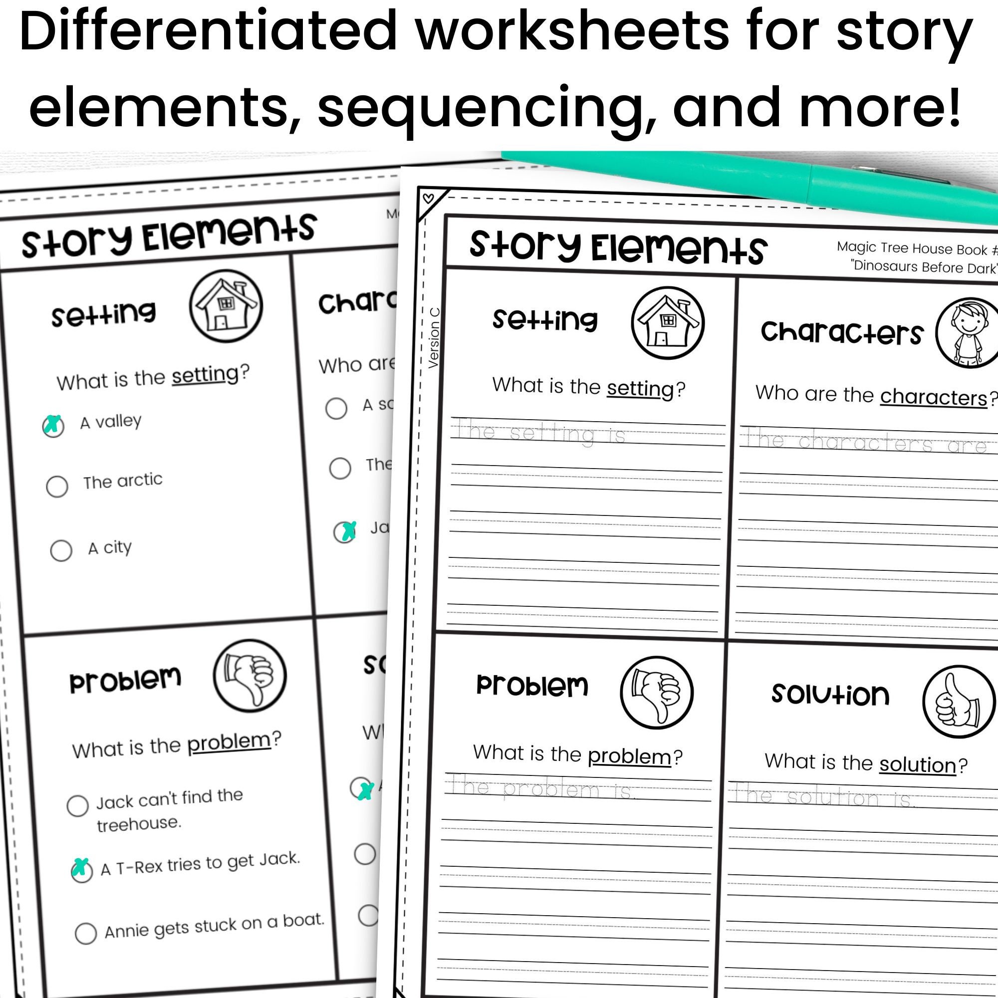 Printable Magic Tree House Reading Comprehension Worksheets Beginner ...