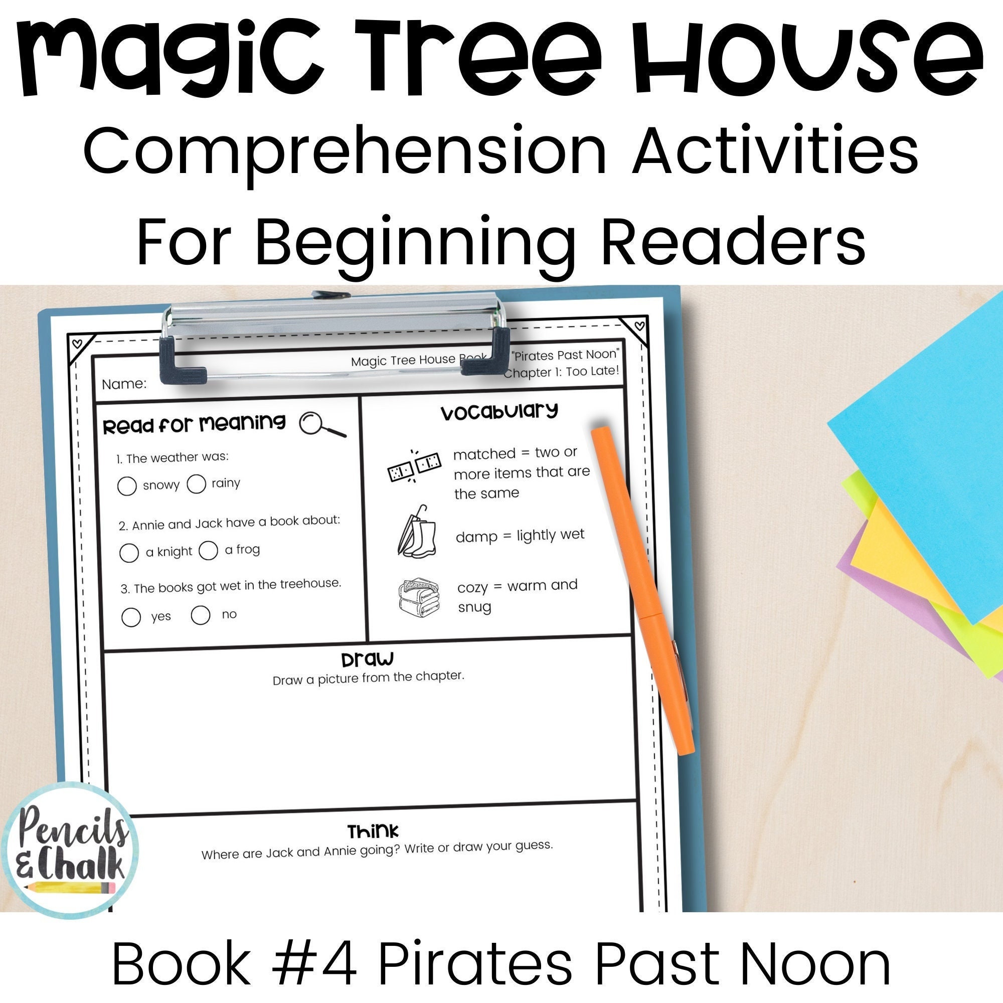 Magic Tree House - Pirates Past Noon - Differentiated Reading ...
