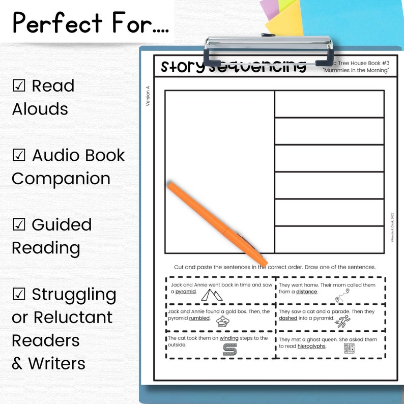 Magic Tree House - Mummies in the Morning - Differentiated Reading ...