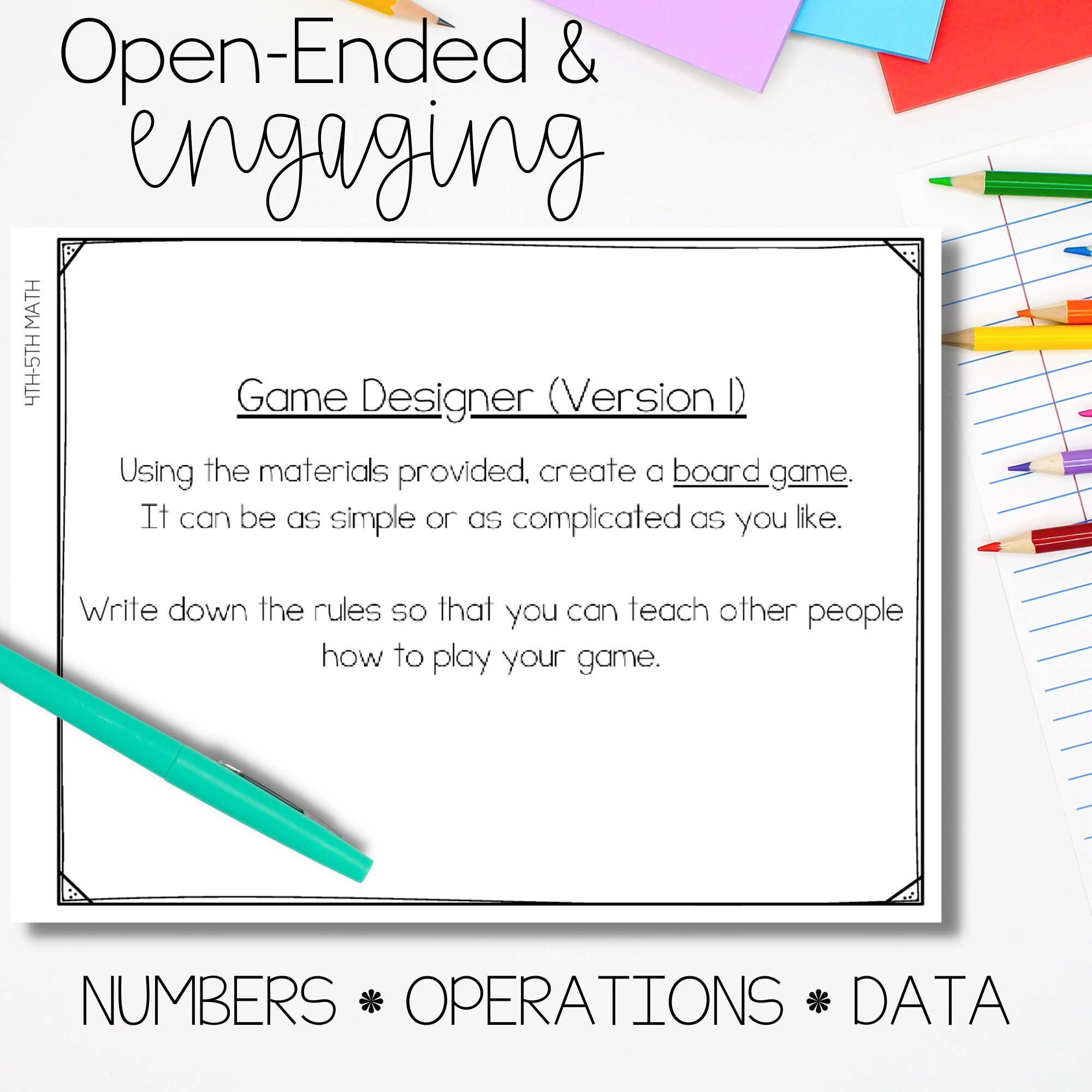 Math Enrichment Activities for Early Finishers and Gifted Students 4th ...