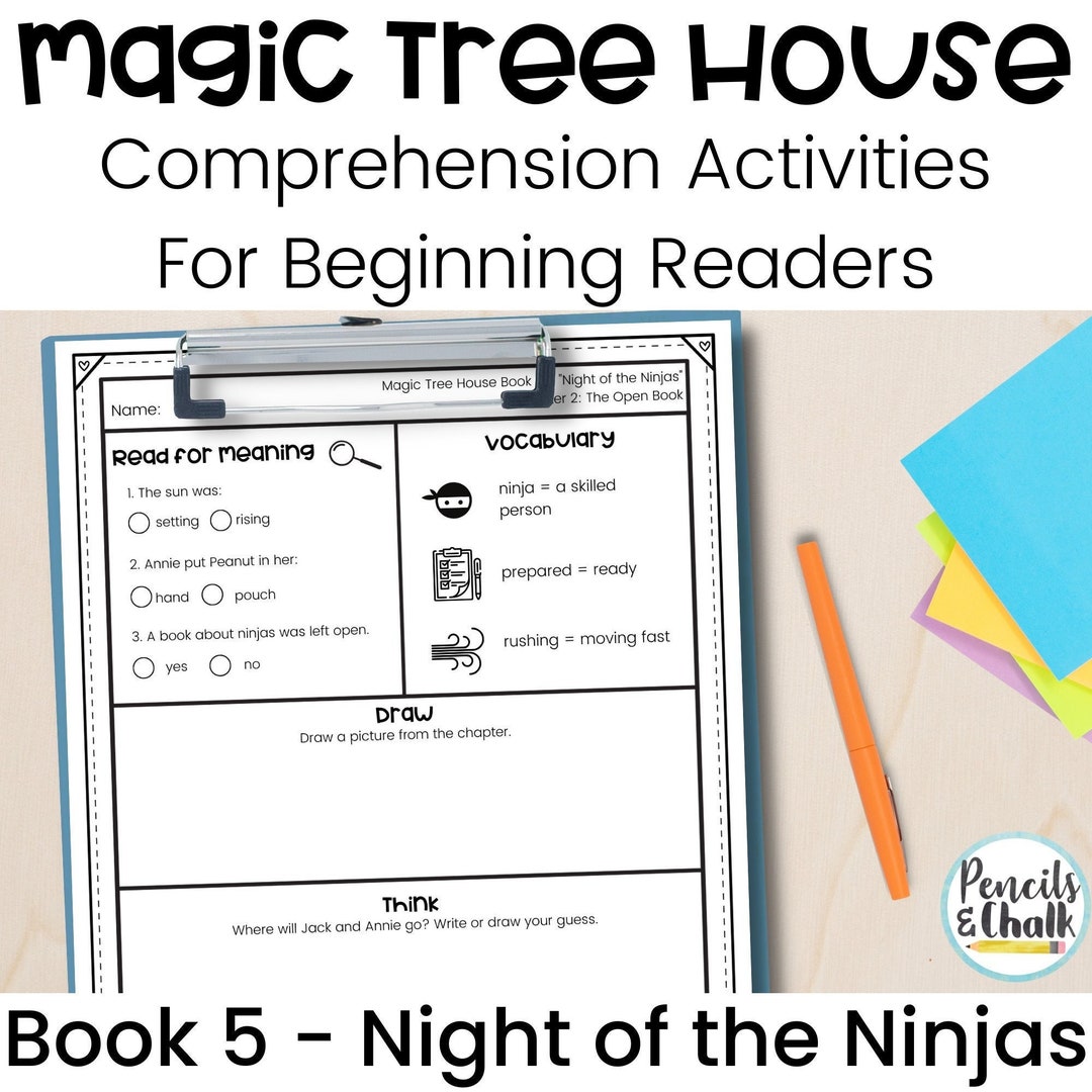 Magic Tree House - Night of the Ninjas - Differentiated Reading ...