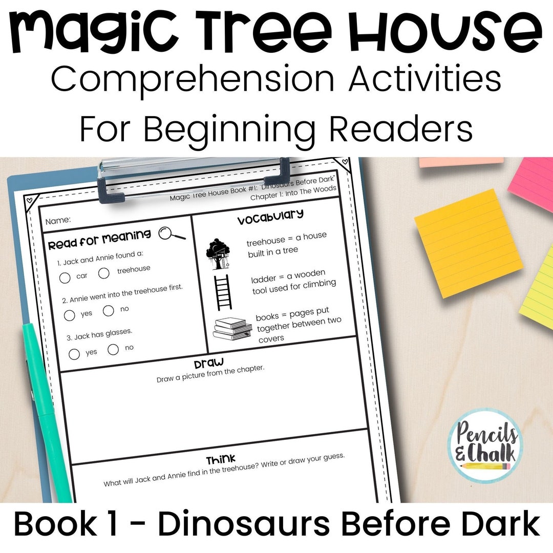 Printable Magic Tree House Reading Comprehension Worksheets Beginner ...