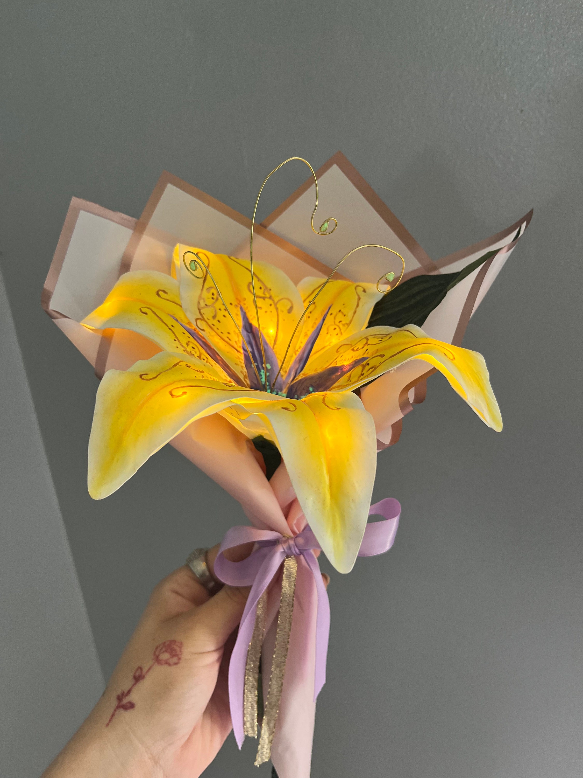 Magic Golden Flower - Etsy