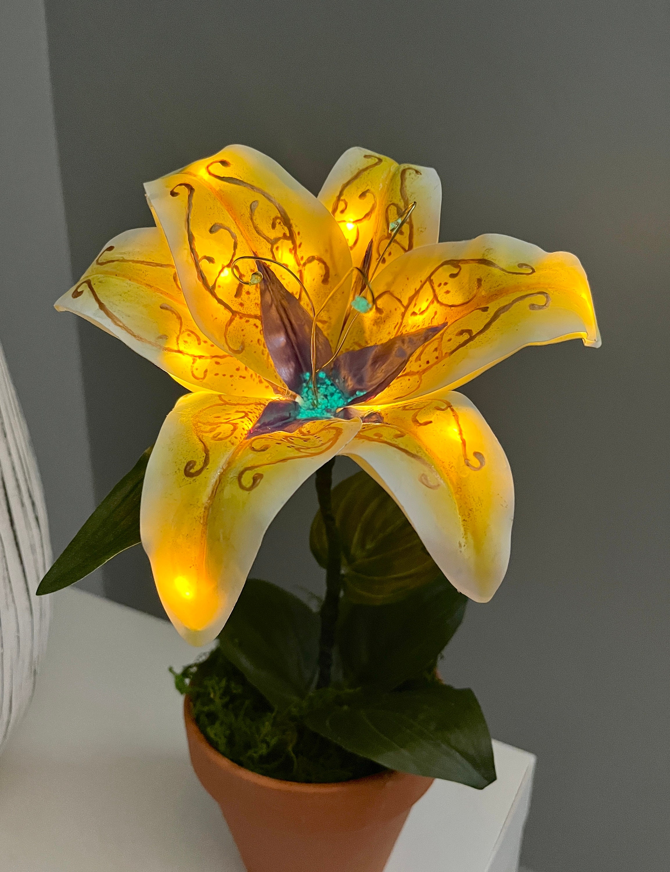 Magic Golden Flower - Etsy