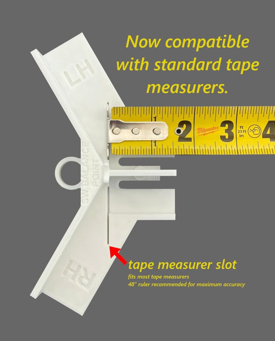 Golf Club Ruler - Fitting Tool - Length Measurement - Swing Weight ...