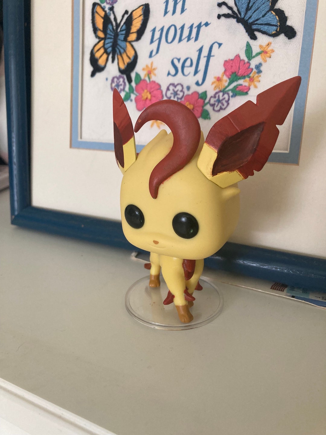 Hand Painted Pokémon Funko Leafeon, Autumn Version - Etsy
