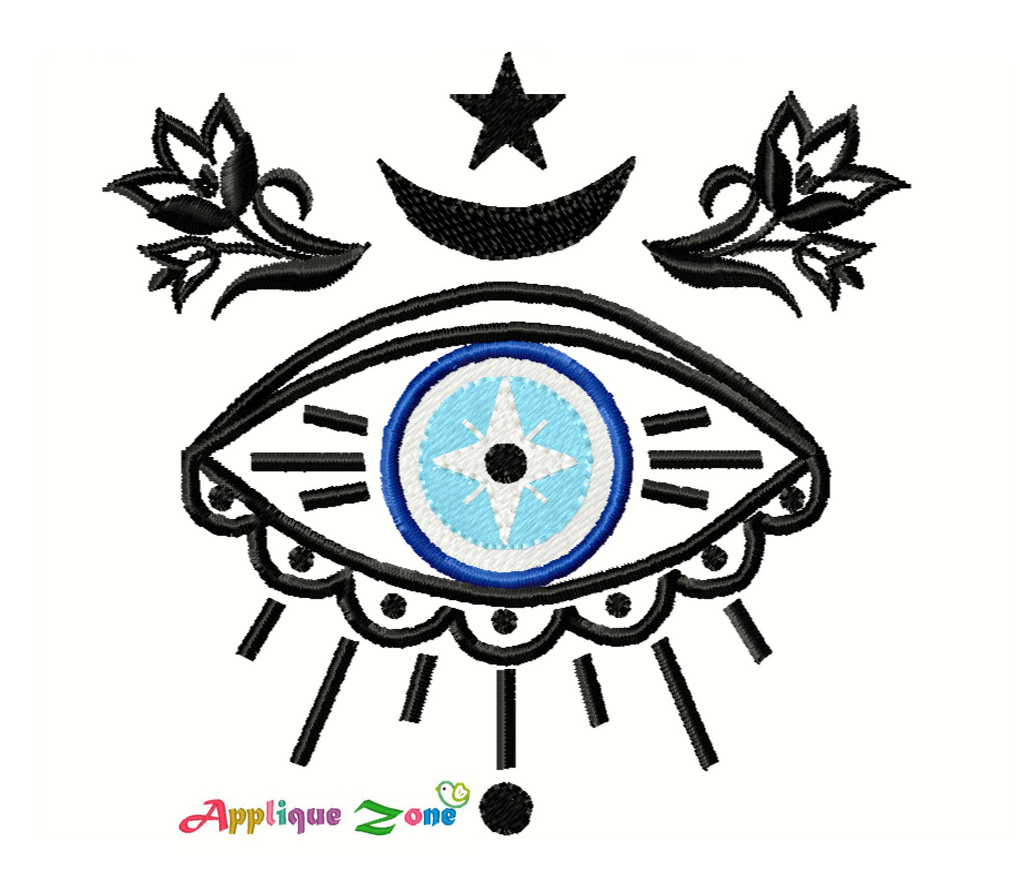 Evil Eye, Turkish Eye, Evil Eye Embroidery Design, Evil Eye Machine ...