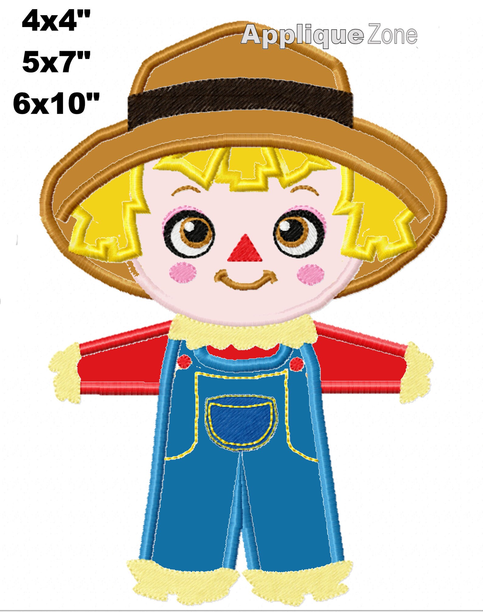 Scarecrow Fall Thanksgiving Embroidery Design, Scarecrow Machine ...