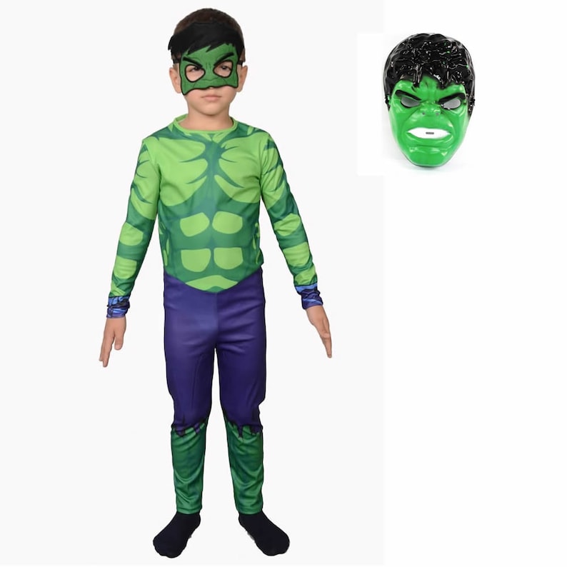 Hulk Kids Costume 2 Mask Kids Costume - Etsy
