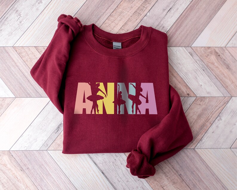 Custom Dance Sweatshirt, Personalized Gifts, Dance Mom Sweatshirt ...