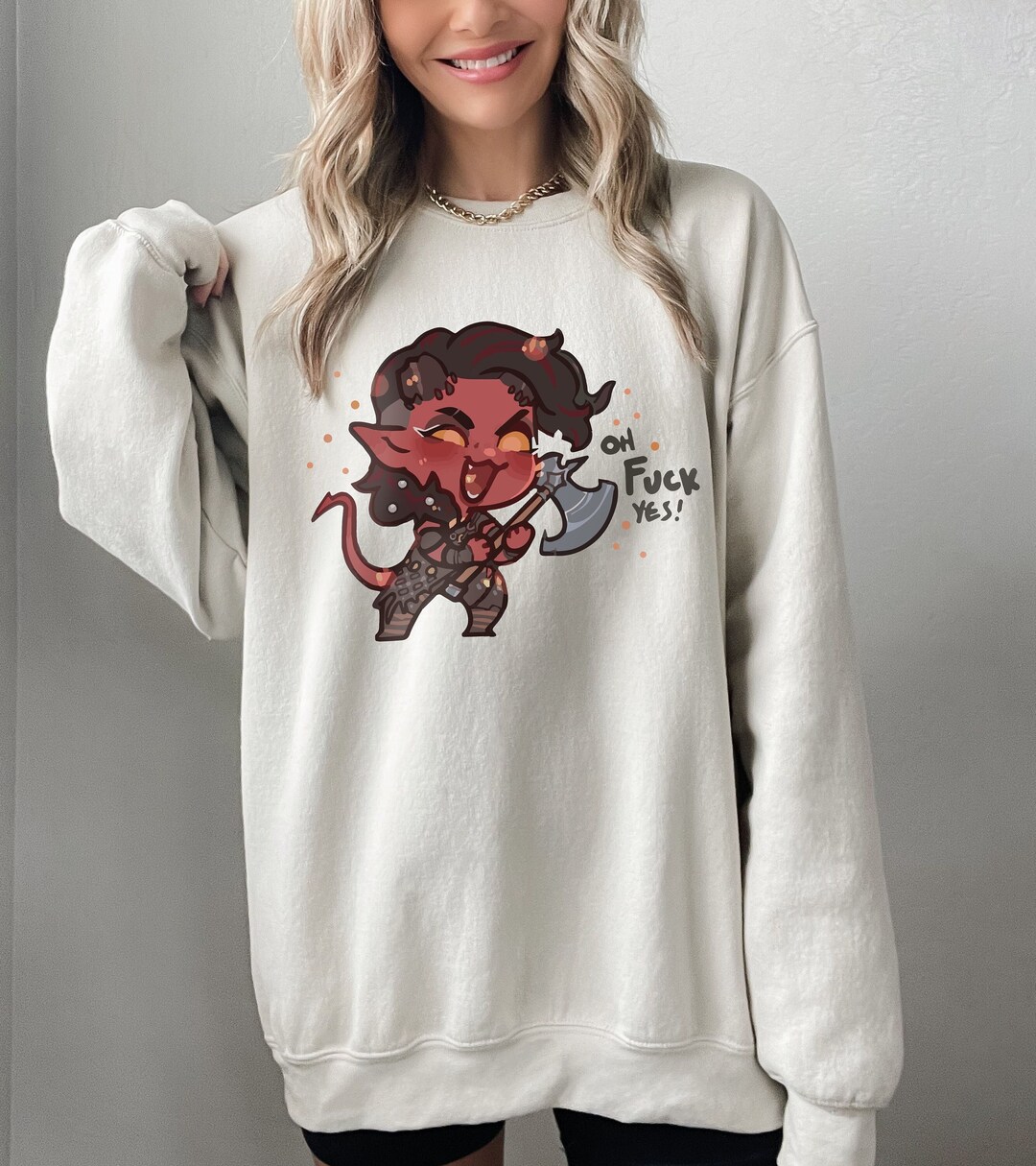 Sweat-shirt Karlach Oh FK Yes, sweat-shirt Game Day, Karlach Harlan ...