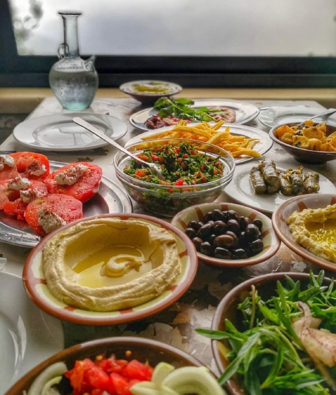 8x Lebanese Melamine Mezze Bowls Lebanese Mezza Lebanese Mezze Bowls ...