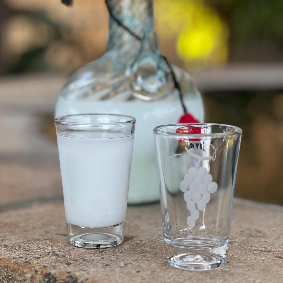 X12 Traditional Arak Glass Cups One Dozen of Lebanese Arak Cups With ...