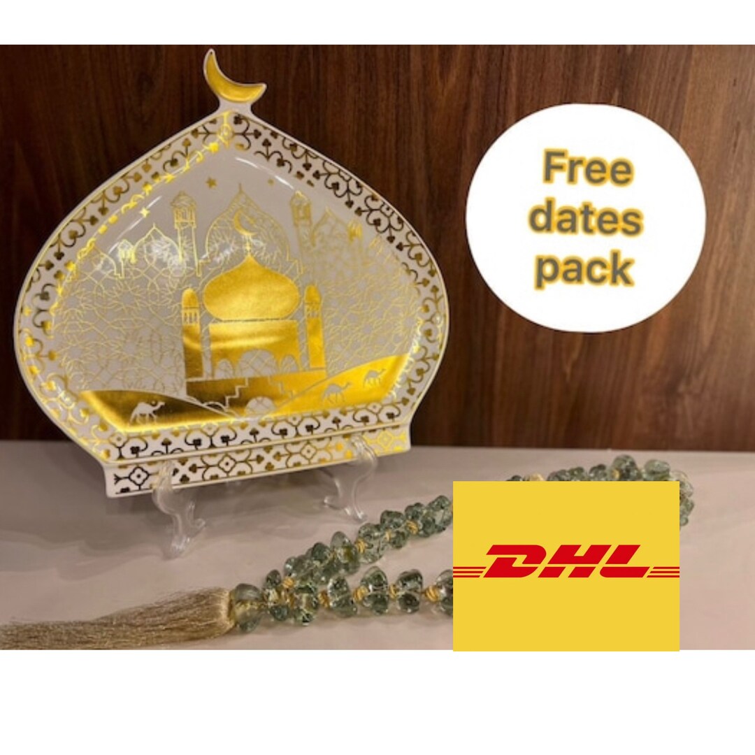 Large Ramadan Plate Ramadan Ceramic Serving Plate Ramadan Decor Eid ...