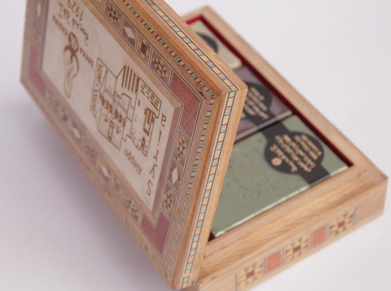 Aleppo Soap Bar and Handmade Mosaic Inlay Storage Box Laurel, Oud and ...