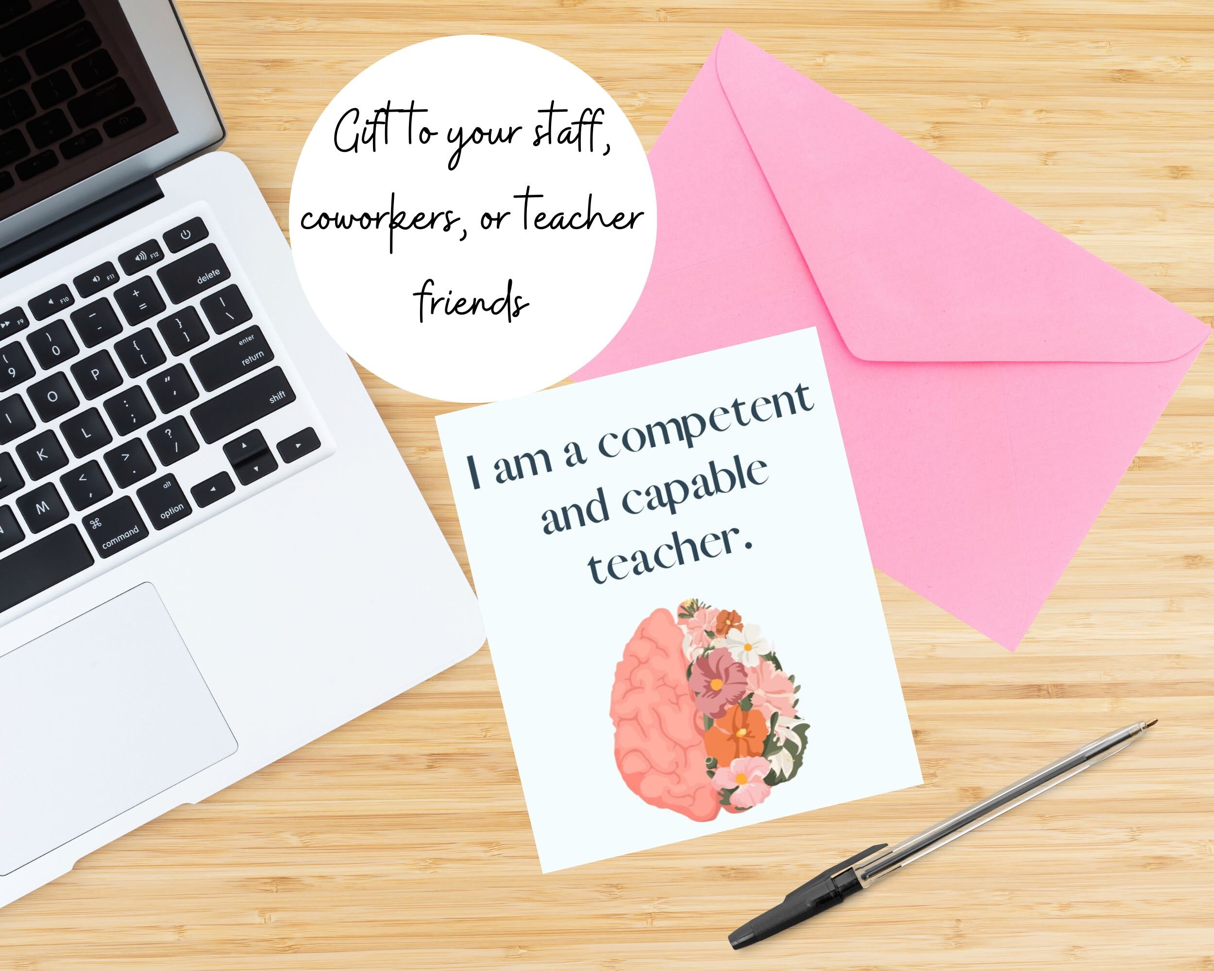 12-pack of Teacher Affirmations for Positive Mindset and Mental Health ...