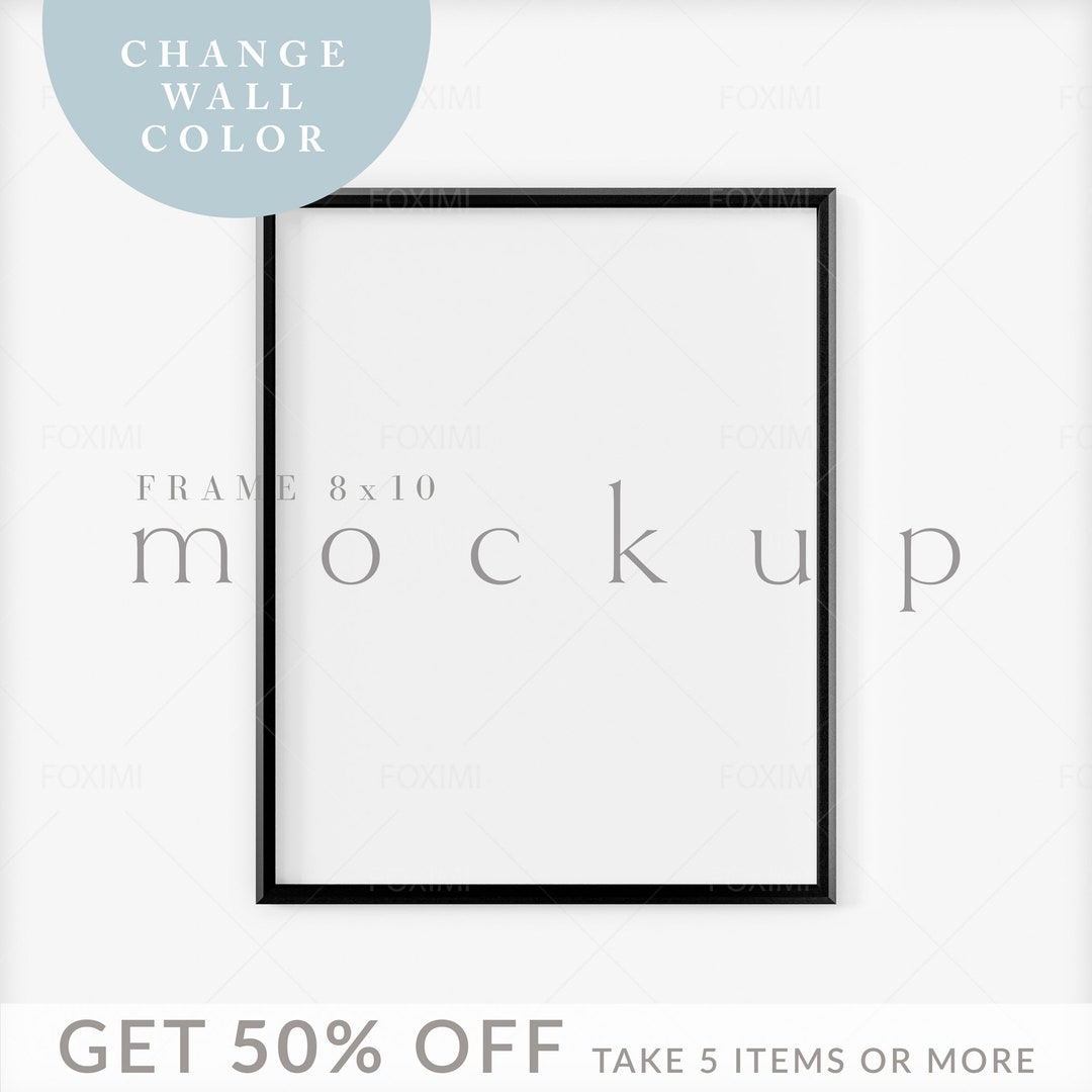 8x10 Frame Mockup, Wall Art Mockup, Frame Mockups, Poster Mockup, Print ...